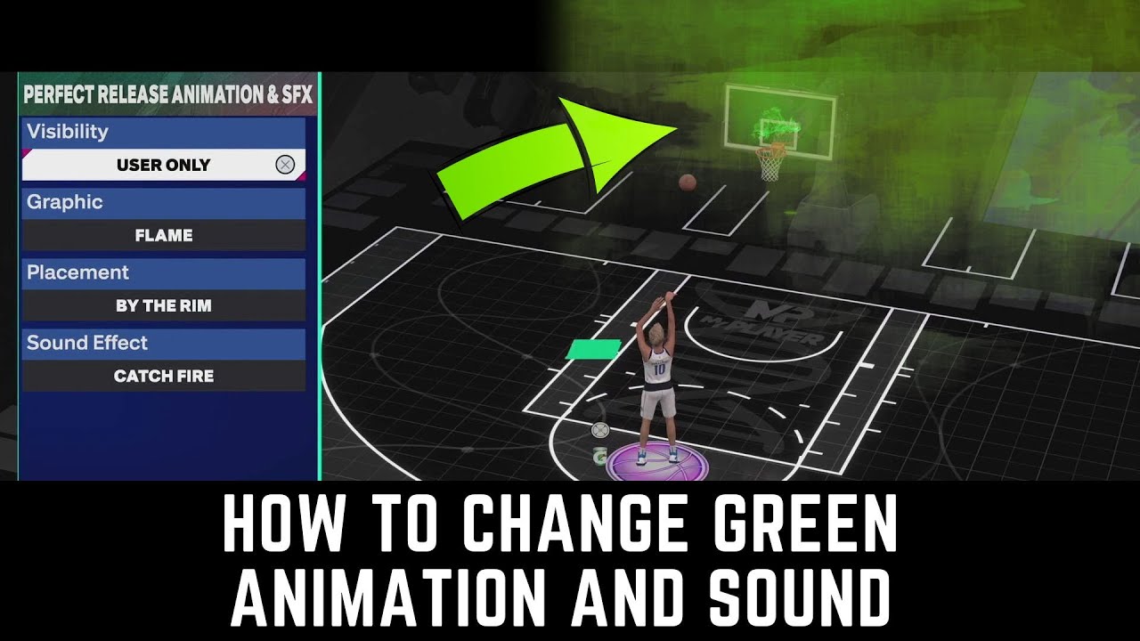 HOW TO CHANGE GREEN ANIMATIONS & SOUNDS IN NBA 2K25 NEXT GEN - YouTube