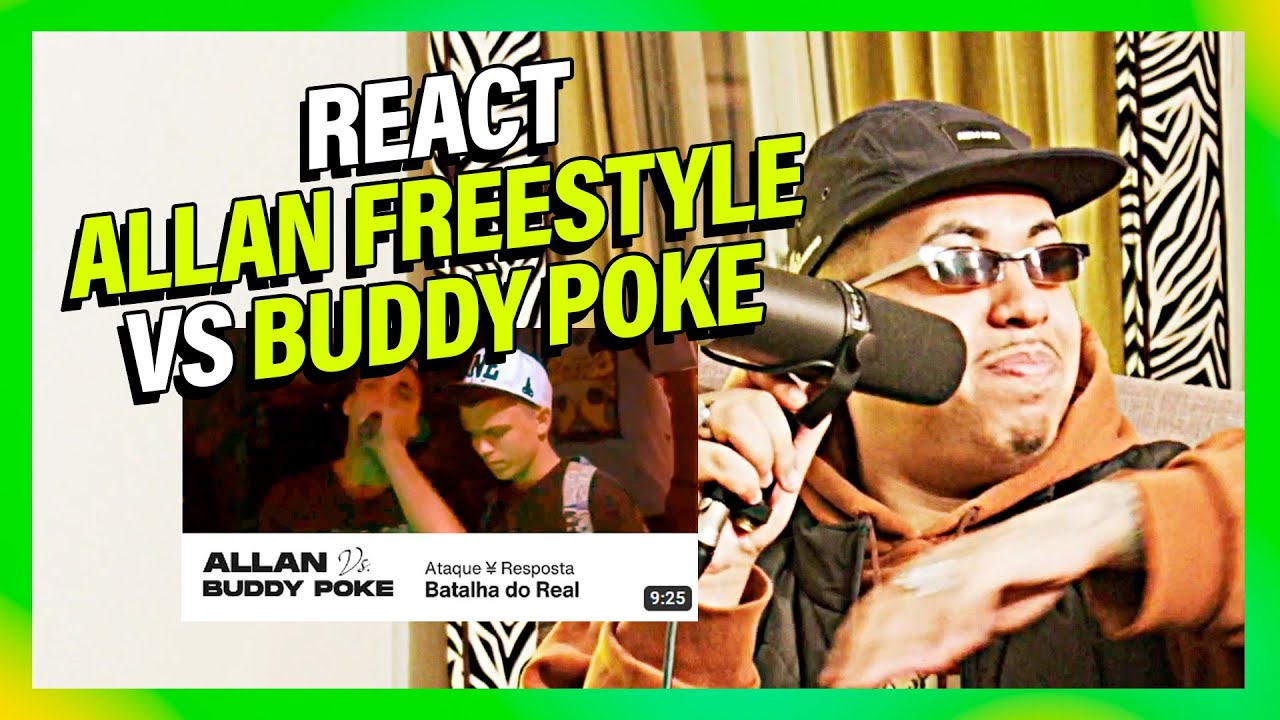 REACT ALLAN FREESTYLE VS BUDDY POKE | ALDEIA CAST #138 - YouTube