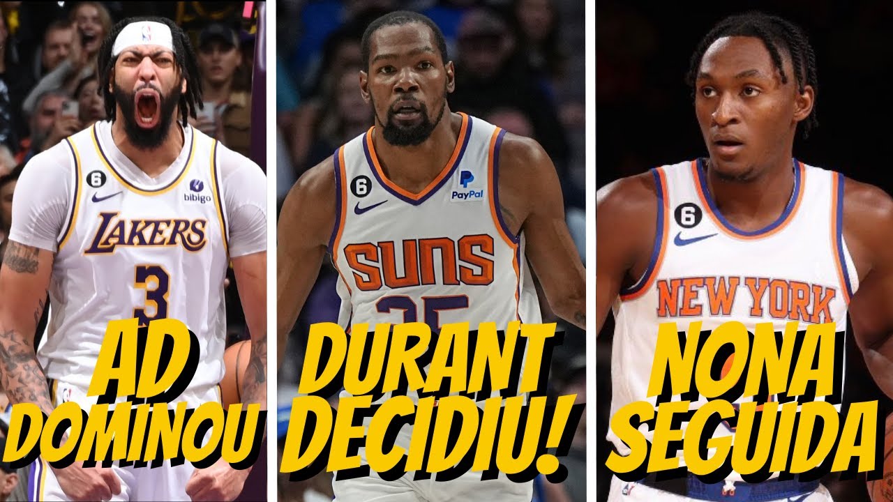 Durant DECIDE contra Dallas – AD DOMINA o Warriors – Knicks vence NONA ...