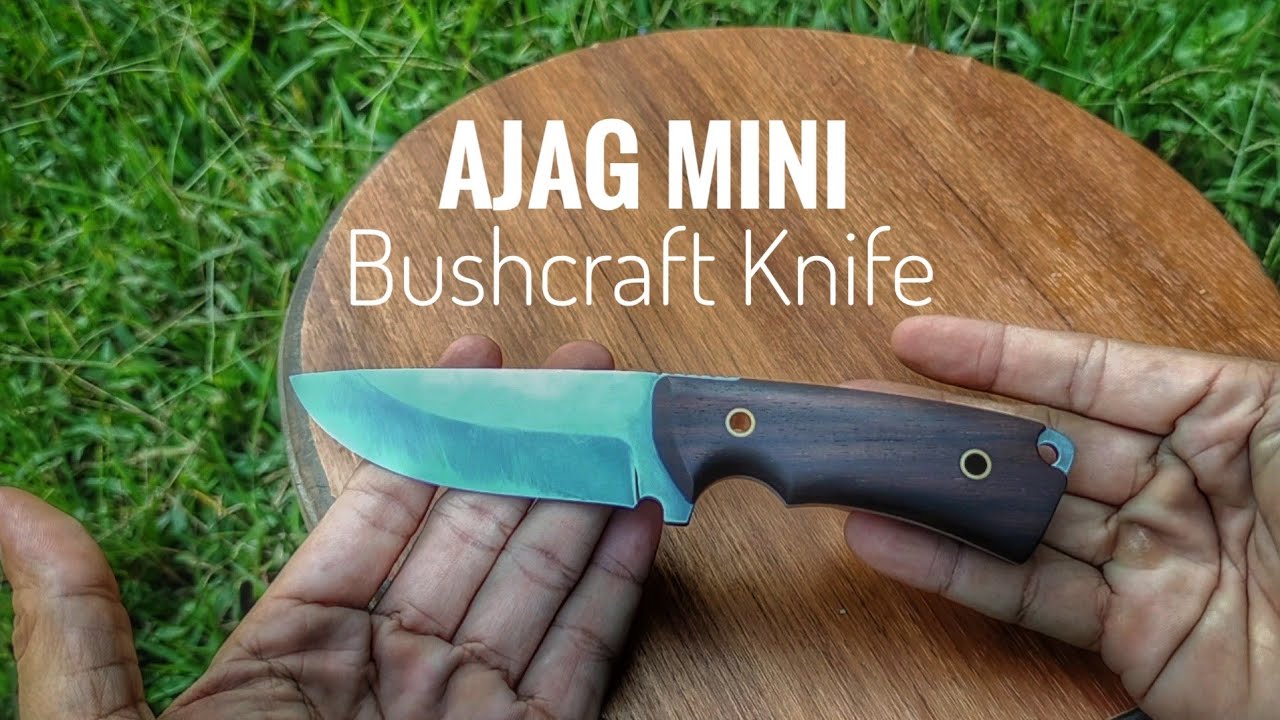 AJAG MINI Bushcraft Knife by andi giant blade - YouTube