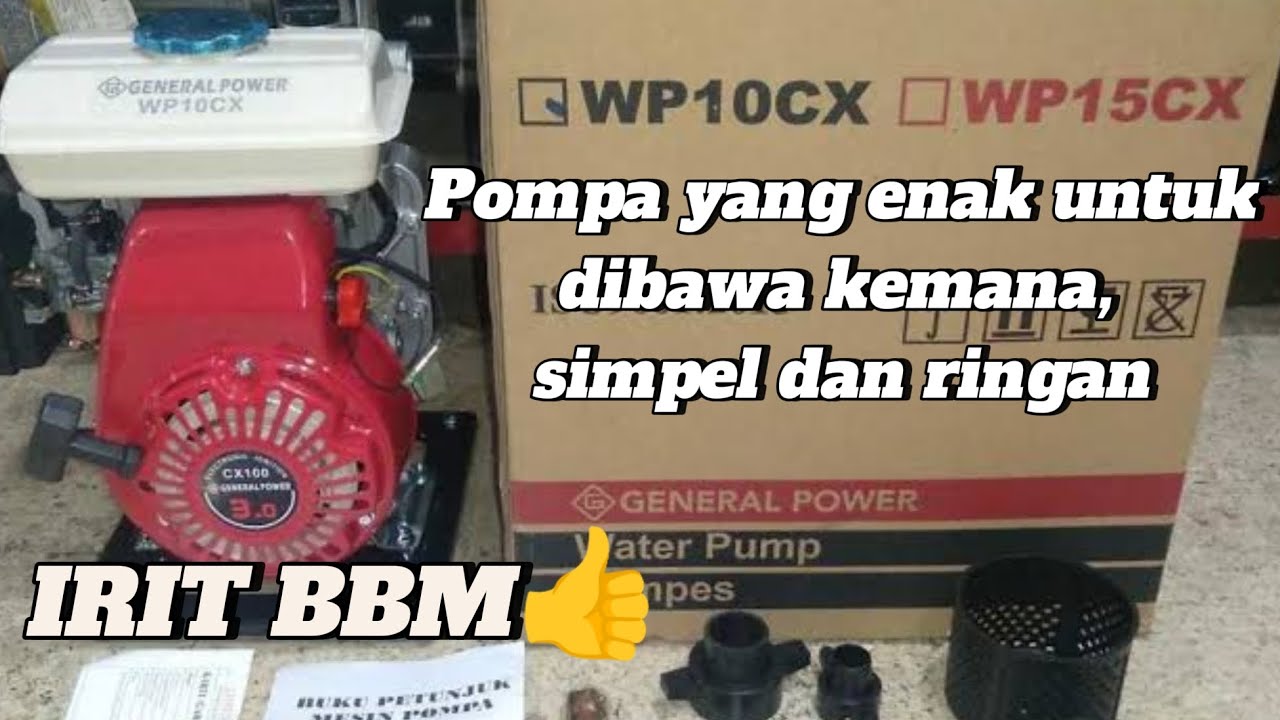 Pompa mini merek GENERAL WP15CX | Alkon mini 1,5 INCH | Pompa Jinjing 3 ...