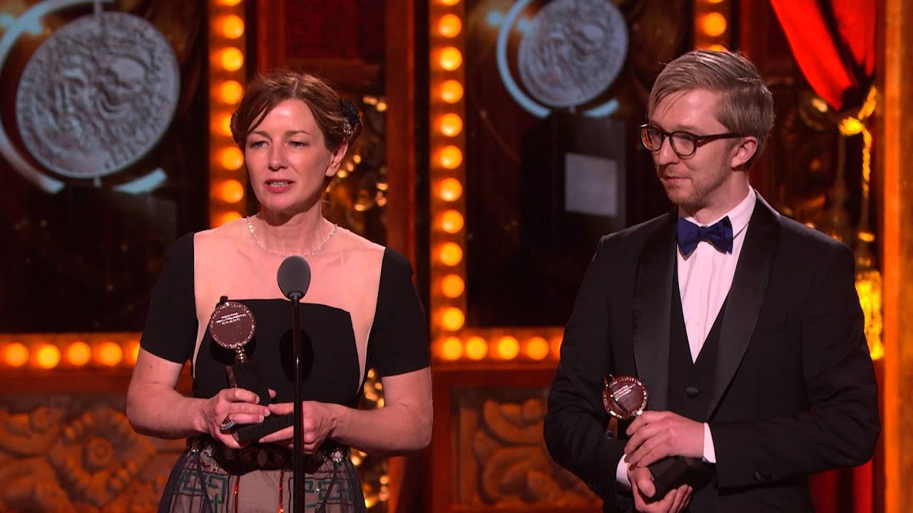 Acceptance Speech: Bunny Christie and Finn Ross (2015) - YouTube