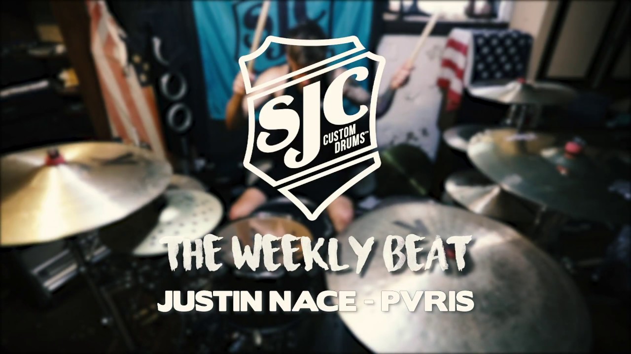SJC Custom Drums - The Weekly Beat featuring Justin Nace of PVRIS ...