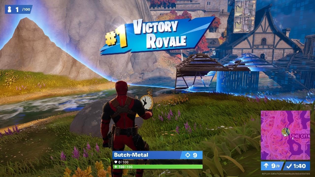 Fortnite, 9 Eliminations Solo Victory Royale on PS4 (PSN: Butch-Metal ...