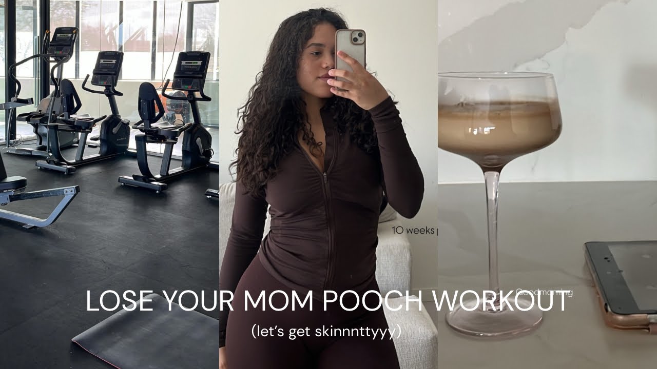 10 minute lose your mom pooch workout | deep core exercises, postpartum ...
