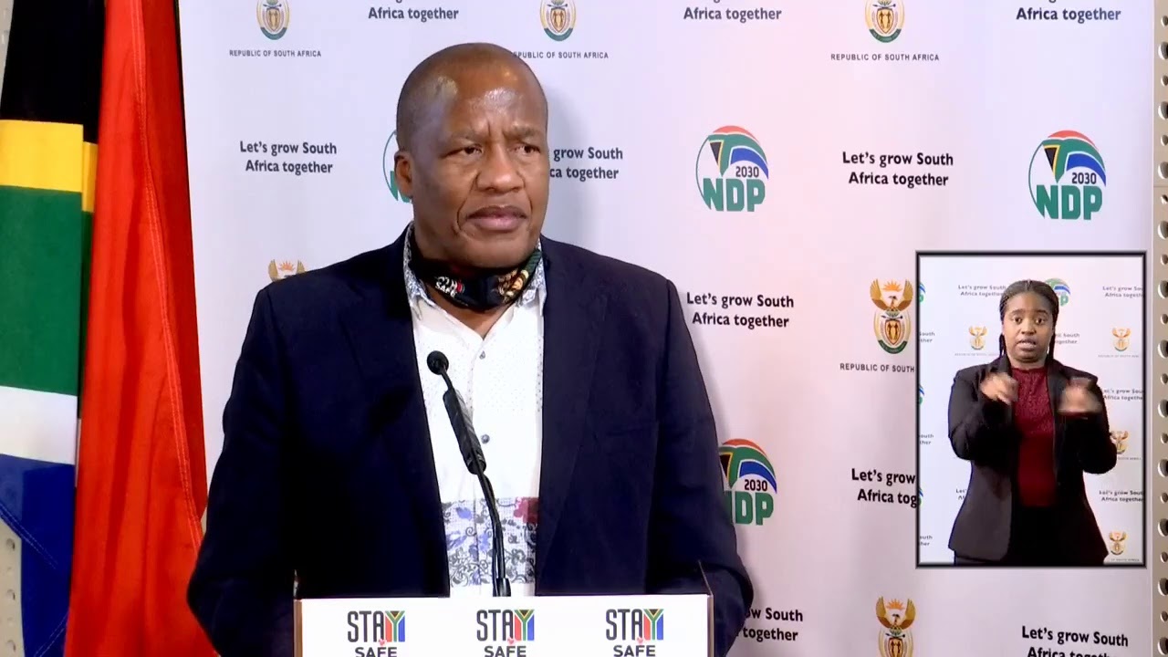 JCPS Cluster Ministers brief media on level 3 regulations - YouTube