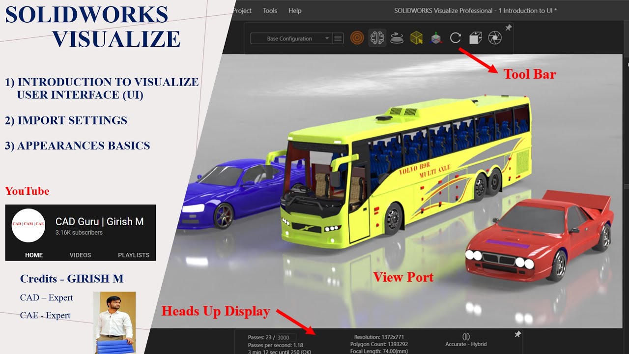 1) Introduction to User Interface | Import Settings | Export Options ...