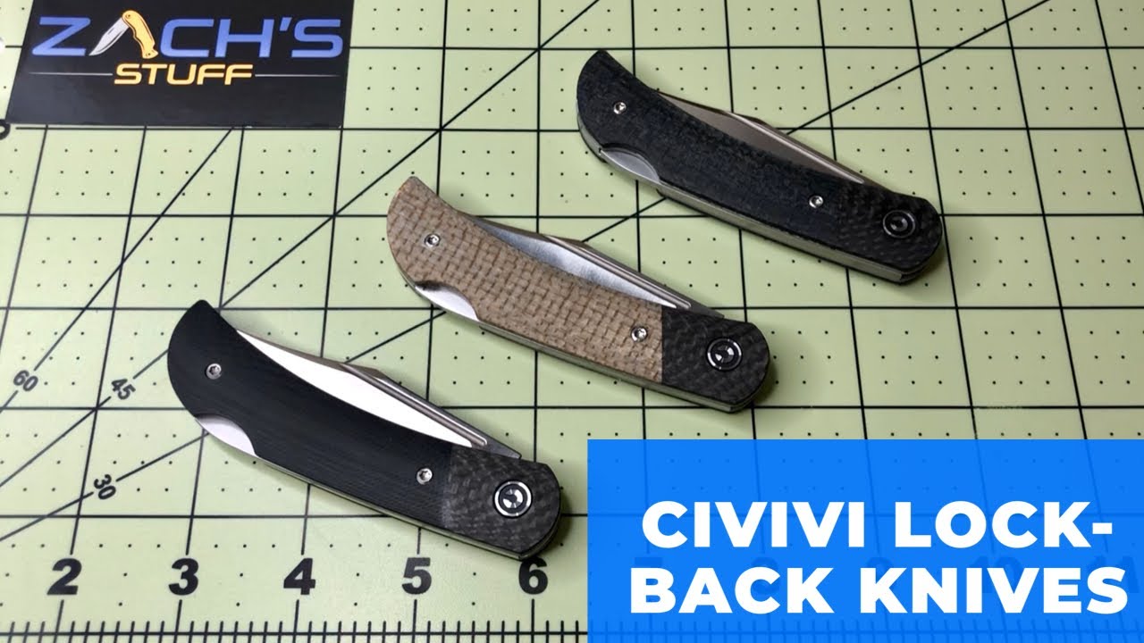 Civivi Rustic Gent Lock-back Knives - YouTube