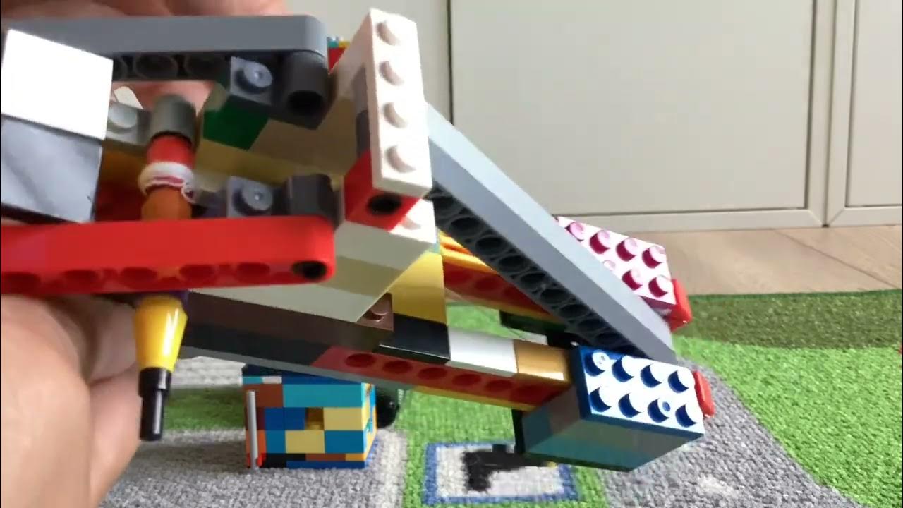 Working Lego crane - YouTube