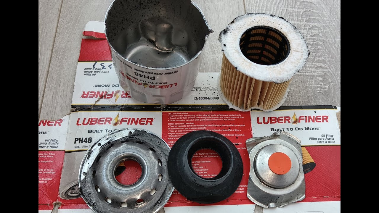 Распил масляного фильтра LuberFiner PH48 - YouTube