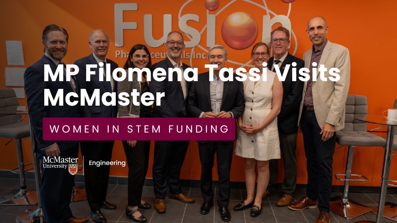 Filomena Tassi visits McMaster Engineering - YouTube