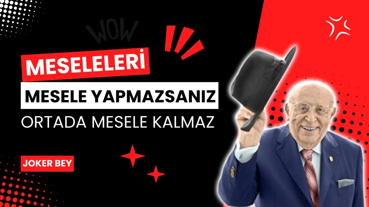 Meseleleri Mesele Yapmazsanız Ortada Mesele Kalmaz | S.DEMİREL - YouTube