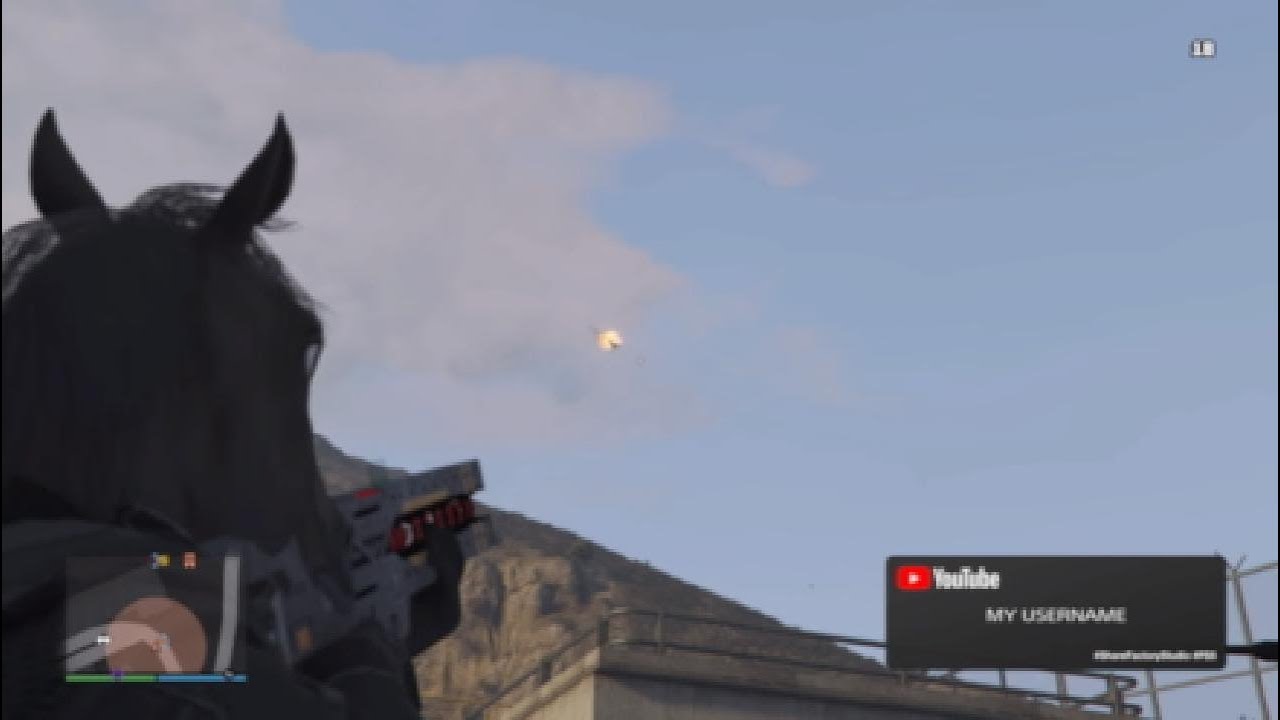 GTA SNIPE WITH RAIL GUN - YouTube