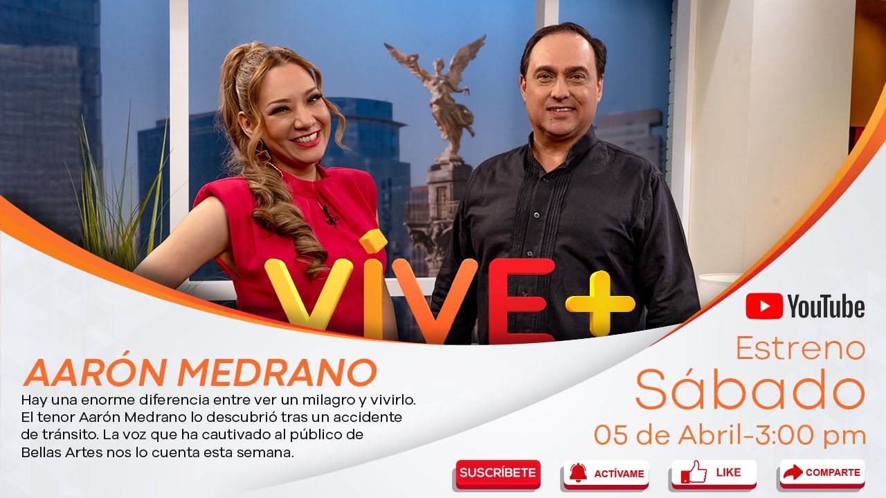 En Vivo con el Tenor AARÓN MEDRANO | Vive Más Tv - YouTube