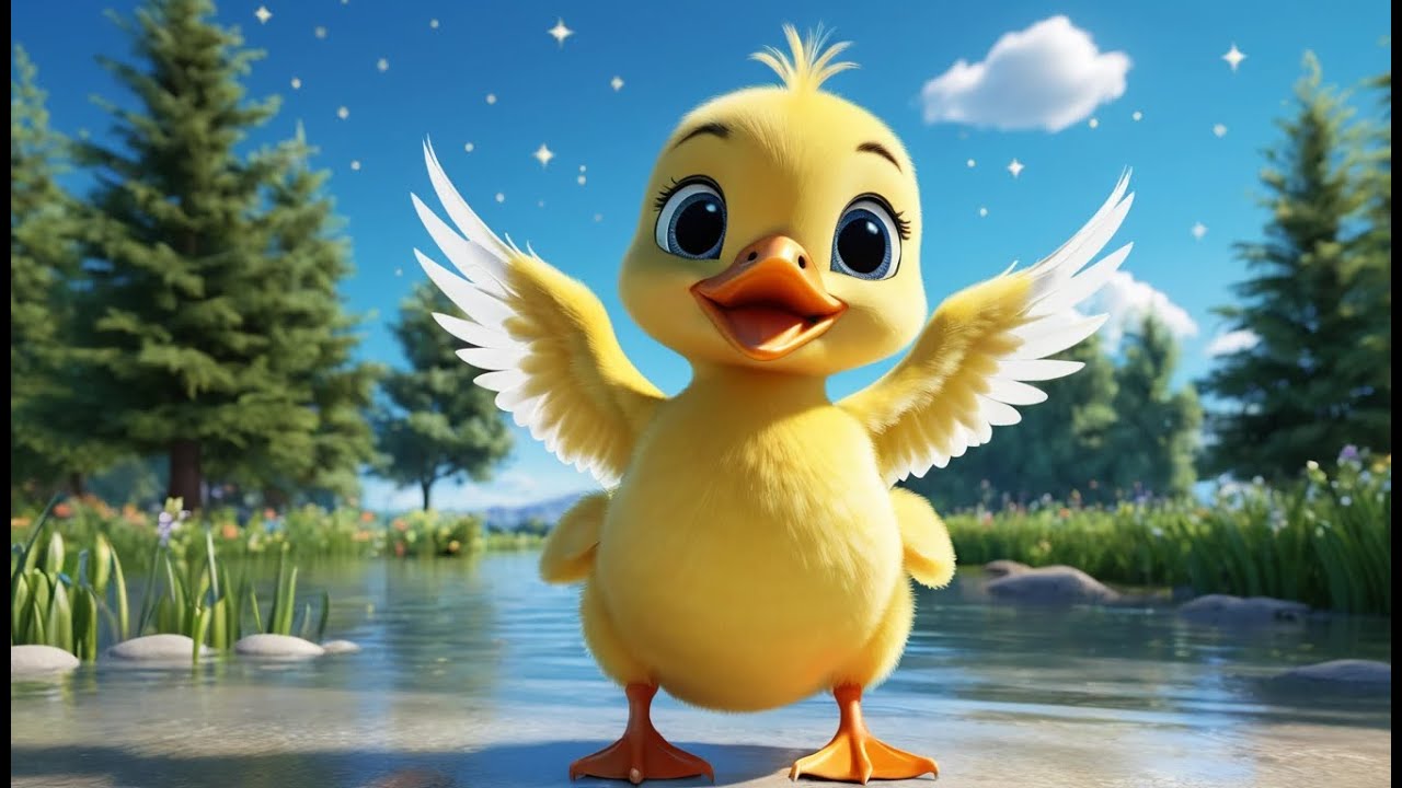 Little Baby Duck Goes Quack Quack Quack | Cute Duck Nursery Rhyme for ...