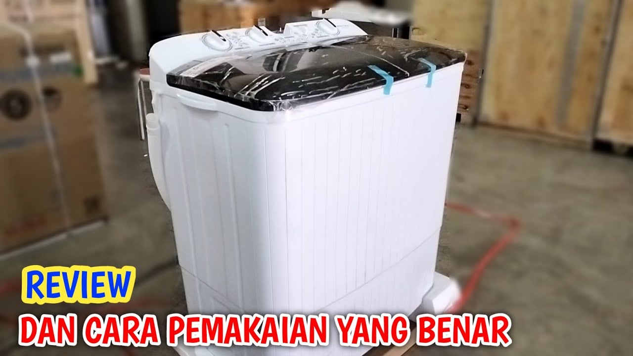 Review Mesin Cuci 2 Tabung Polytron PWM 1082X - YouTube