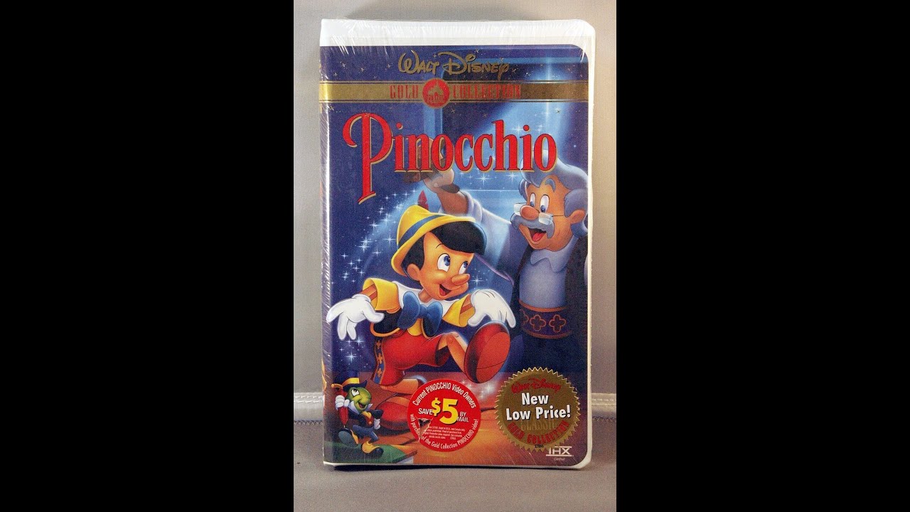 Opening to Pinocchio 1999 VHS (Prototype Masterpiece Collection ...