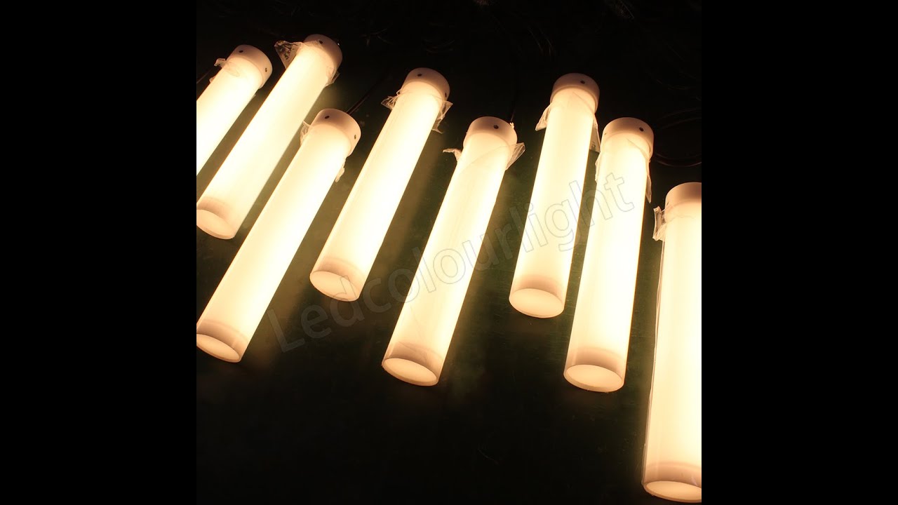 Single color 3000K warm white Led tube lights - YouTube