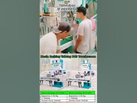 Mesin packing beras otomatis #penggilinganpadi #beras #timbangan # ...