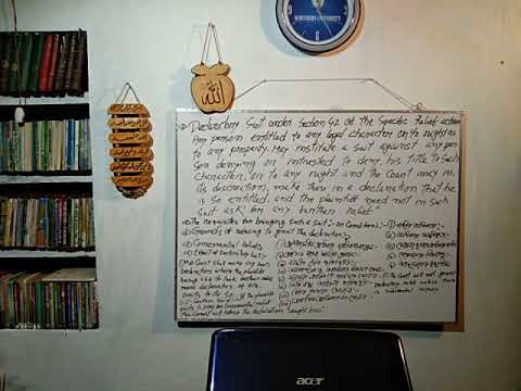 Declaratory suit . - YouTube