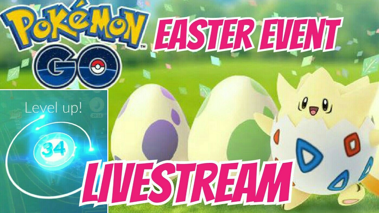 Pokemon Go Easter Event Live! Hitting Level 34! - YouTube