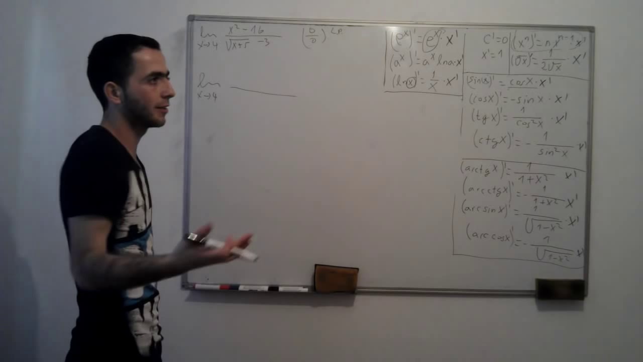 Limesi Lopitalovo pravilo 3 - YouTube