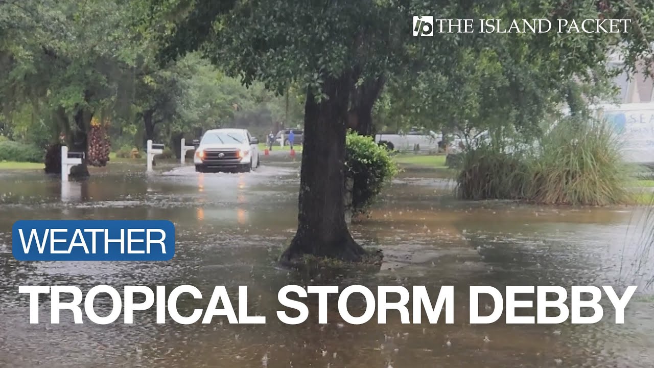 Flooding Caused By Tropical Storm Debby's Rain In Beaufort County SC ...
