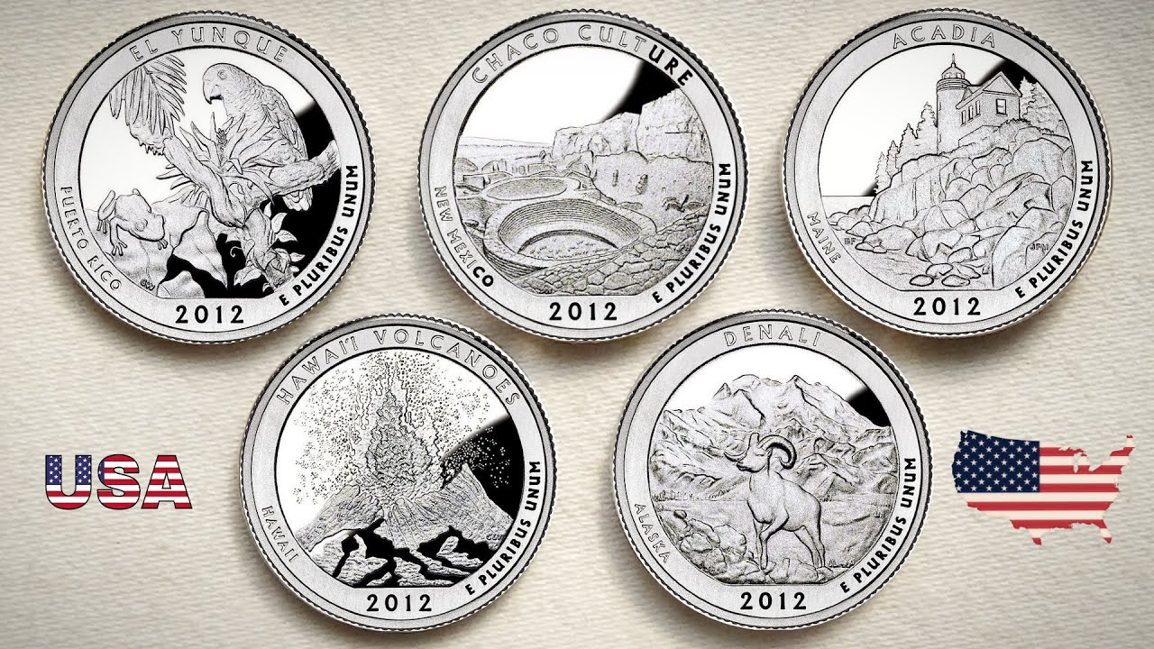 America the Beautiful Quarters Dollar ( 2012 Complete Series) | UNITED ...