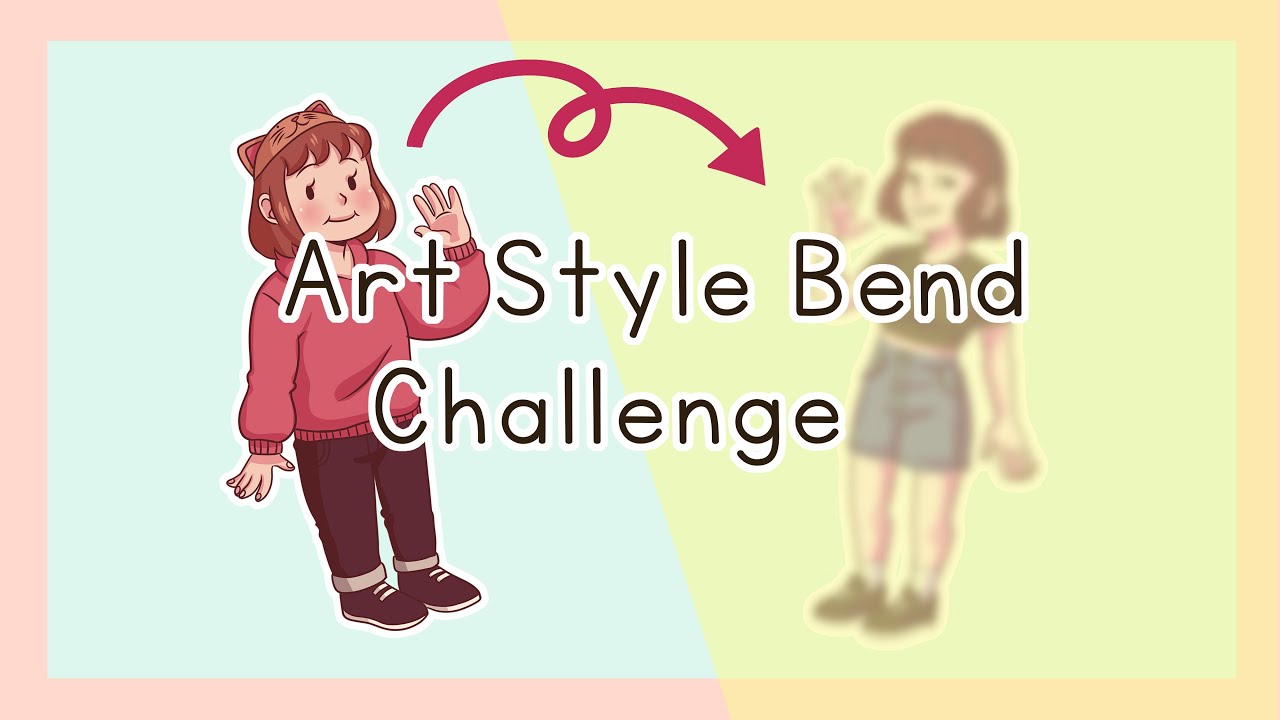 ART STYLE BEND CHALLENGE | Paint tool sai 2 - YouTube