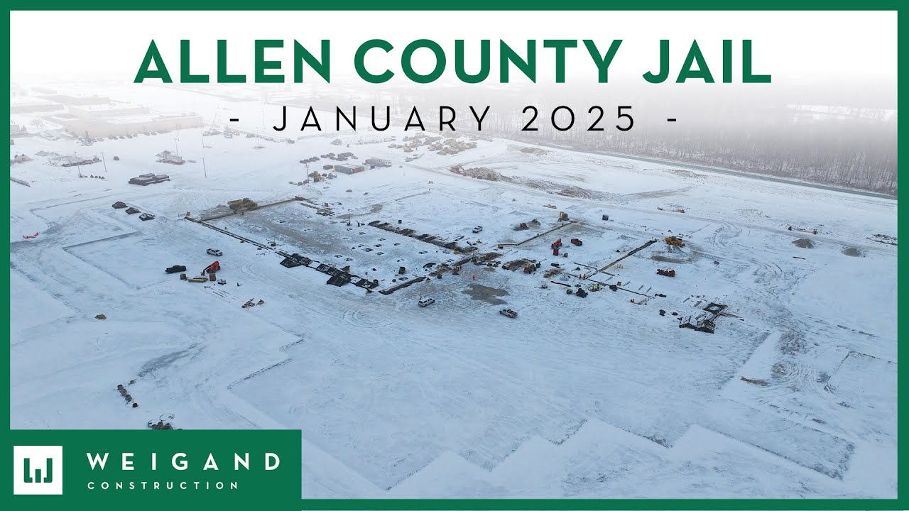Allen County Jail - Construction Update (January 2025) - YouTube