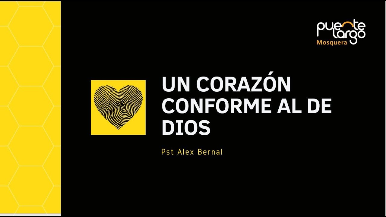 🔴EN VIVO | UN CORAZÓN CONFORME AL DE DIOS | PS. ALEX BERNAL | 1ra ...