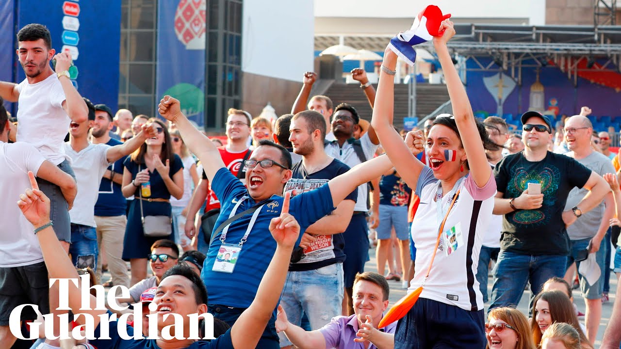 France fans celebrate after stunning 4-3 World Cup win over Argentina ...