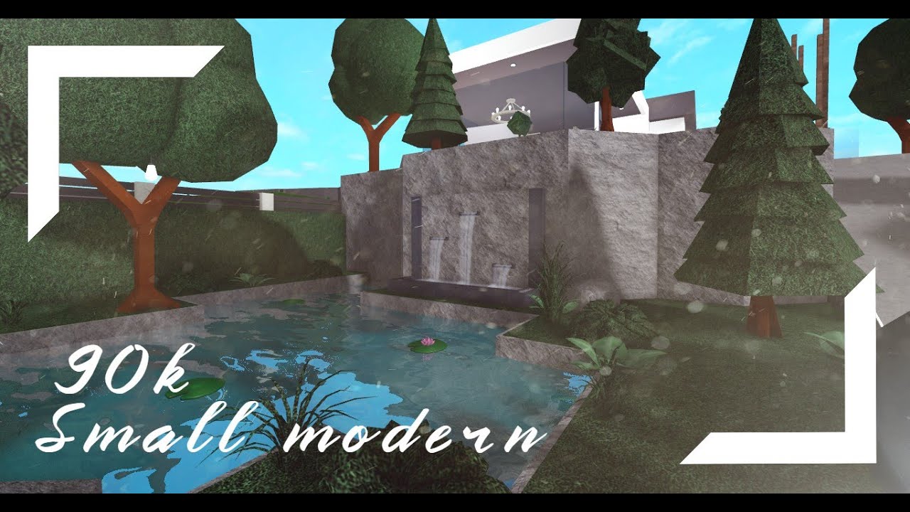 Small Modern House || 90k || ROBLOX Bloxburg - YouTube