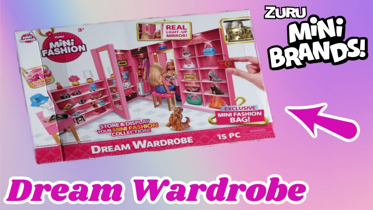 Opening Mini Brands Mini Fashion Dream Wardrobe by ZURU - YouTube