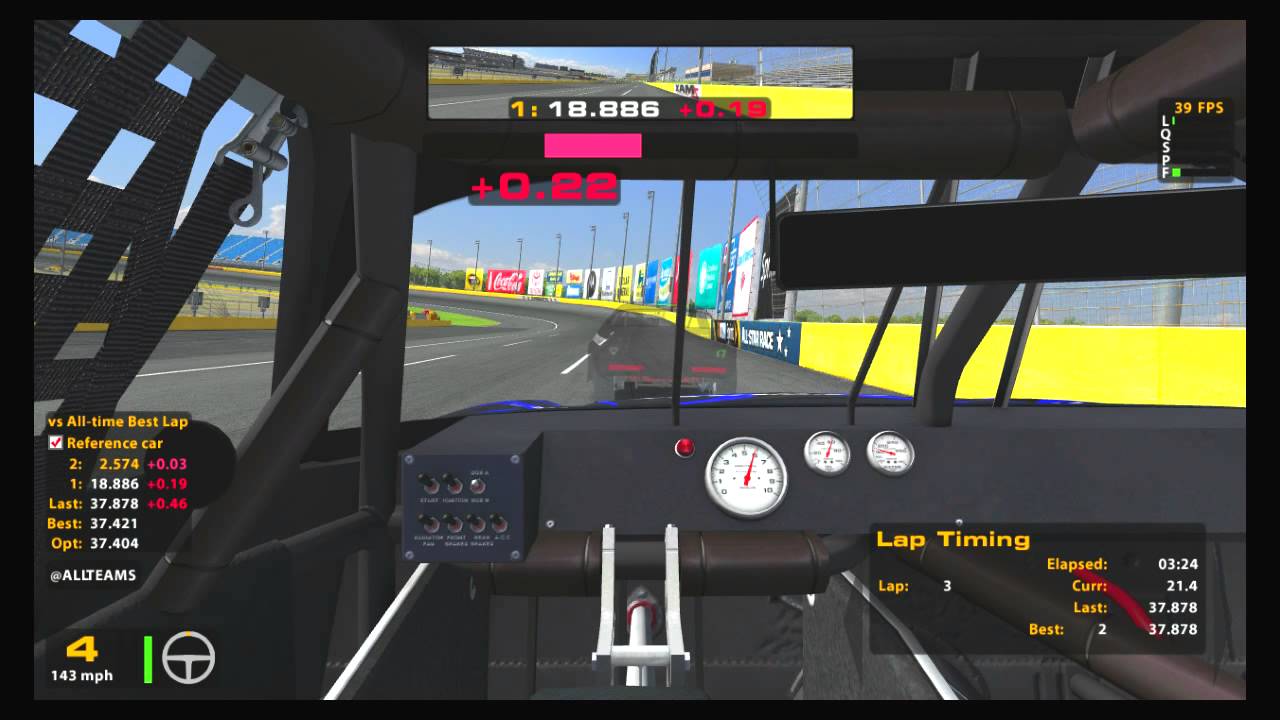 iRacing High Settings record test Elgato HD60 (Same Computer) - YouTube