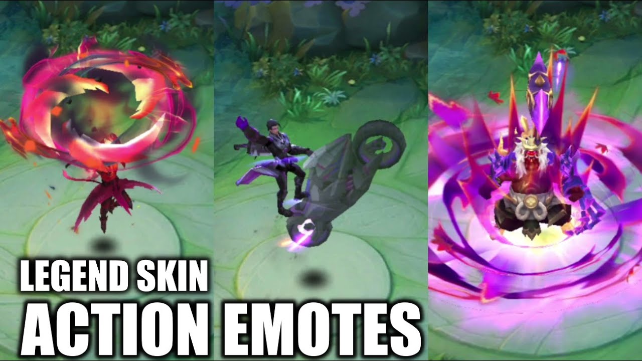 NEW LEGEND SKIN ACTION EMOTES | IT'S FREE IF YOU GOT THE SKIN ALREADY ...