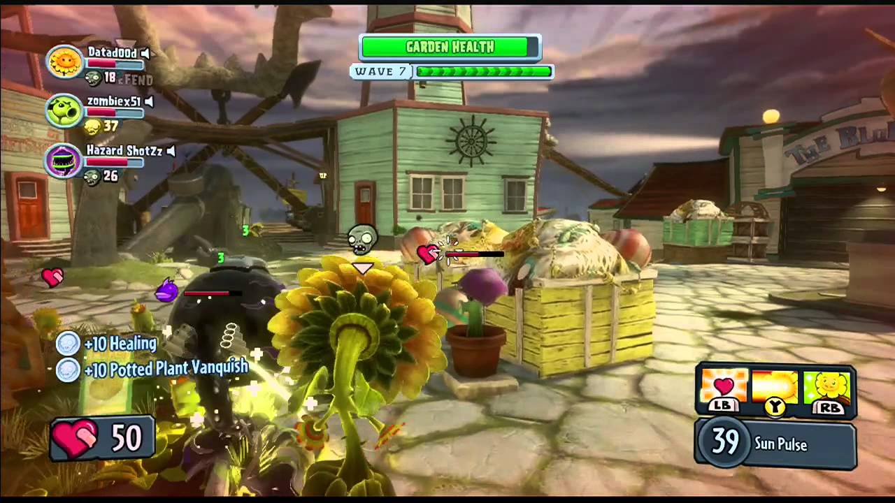 Plants vs Zombies Garden Warfare: Garden Ops Gameplay - YouTube