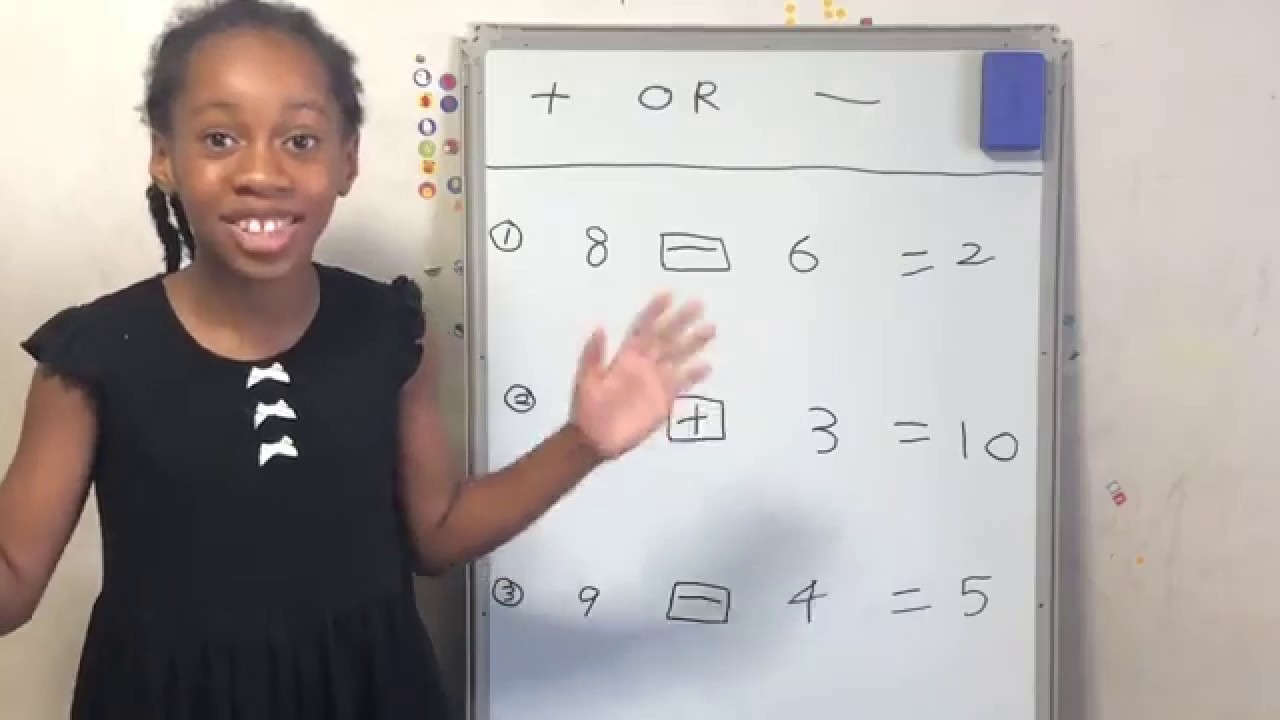 Math For Kids: Plus And Minus | Educational Video For Kids - YouTube