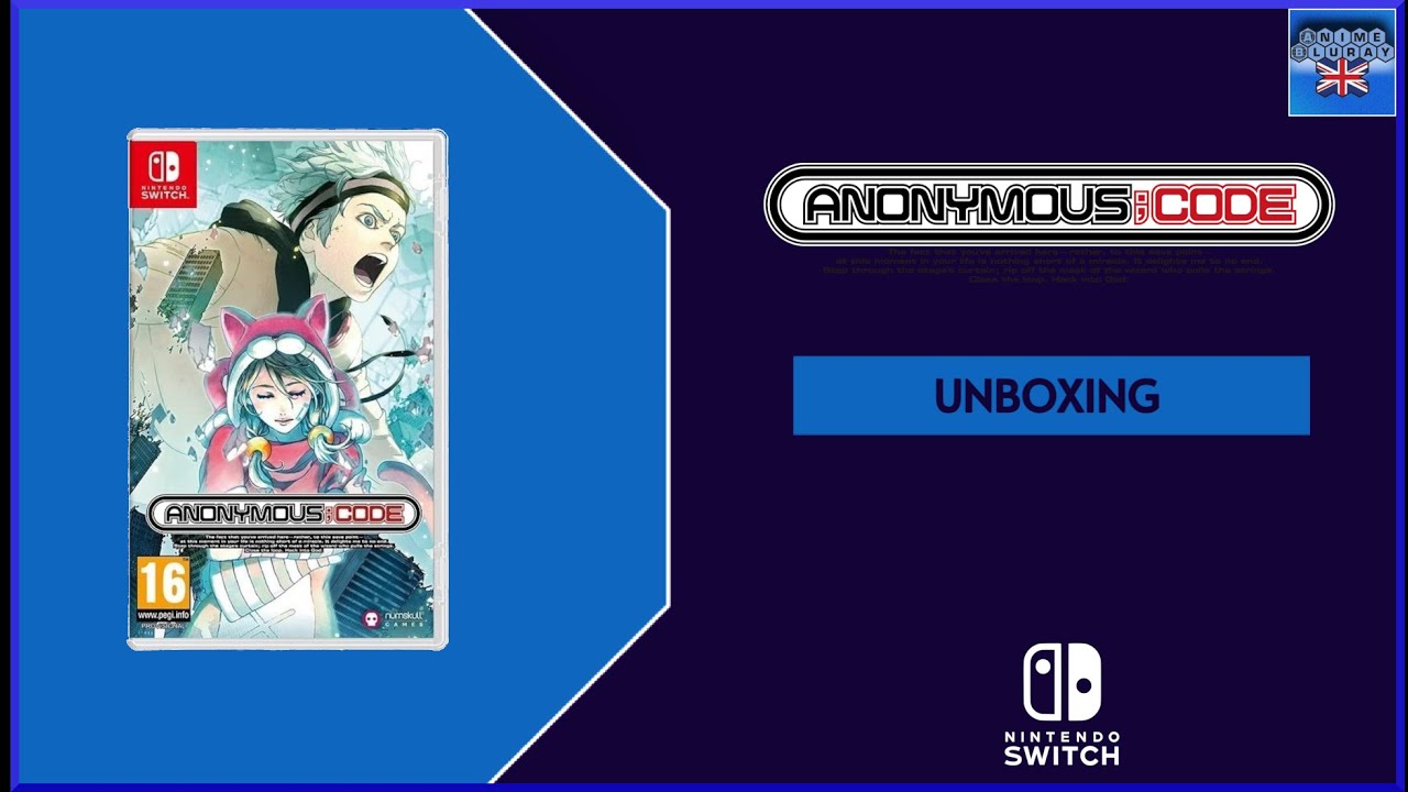 Anonymous;Code - Steelbook Launch Edition Unboxing (Nintendo Switch ...