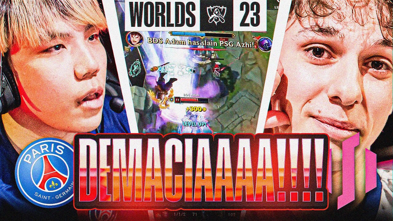 DEMACIAAA, EL GAREN DE ADAM ES EL MEJOR DEL MUNDO 🤣 - BDS vs PSG ...
