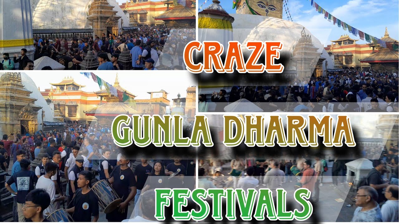 Gunla Dharma•2081(गुँला धर्म)Newari parva at Swoyambhu temple Kathmandu ...