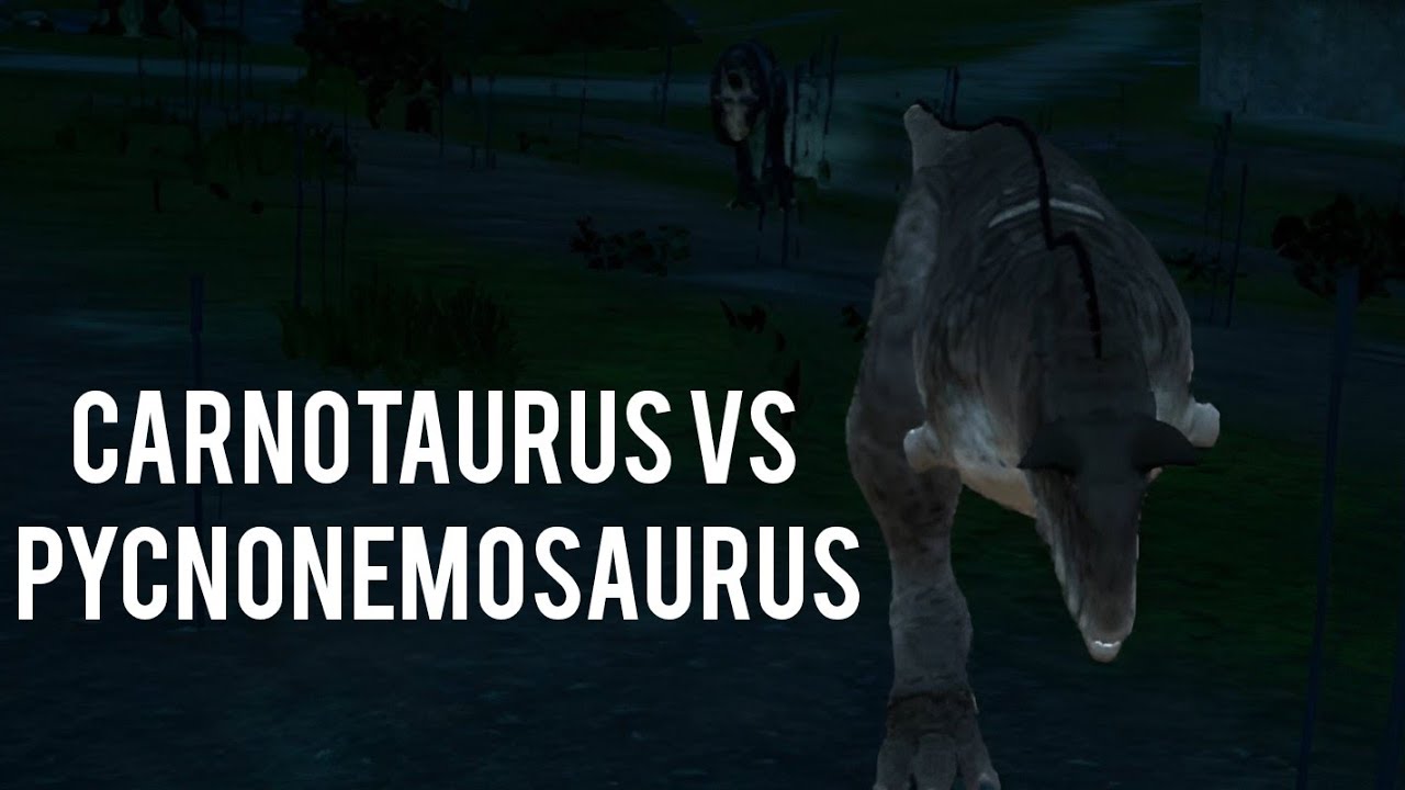 Carnotaurus Vs Pycnonemosaurus Youtube