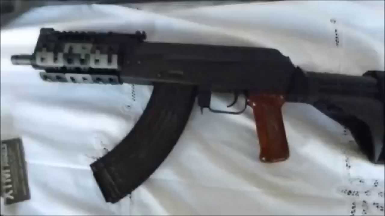 2014 Century Arms Mini Draco AK47 Pistol with SB47 Brace - YouTube