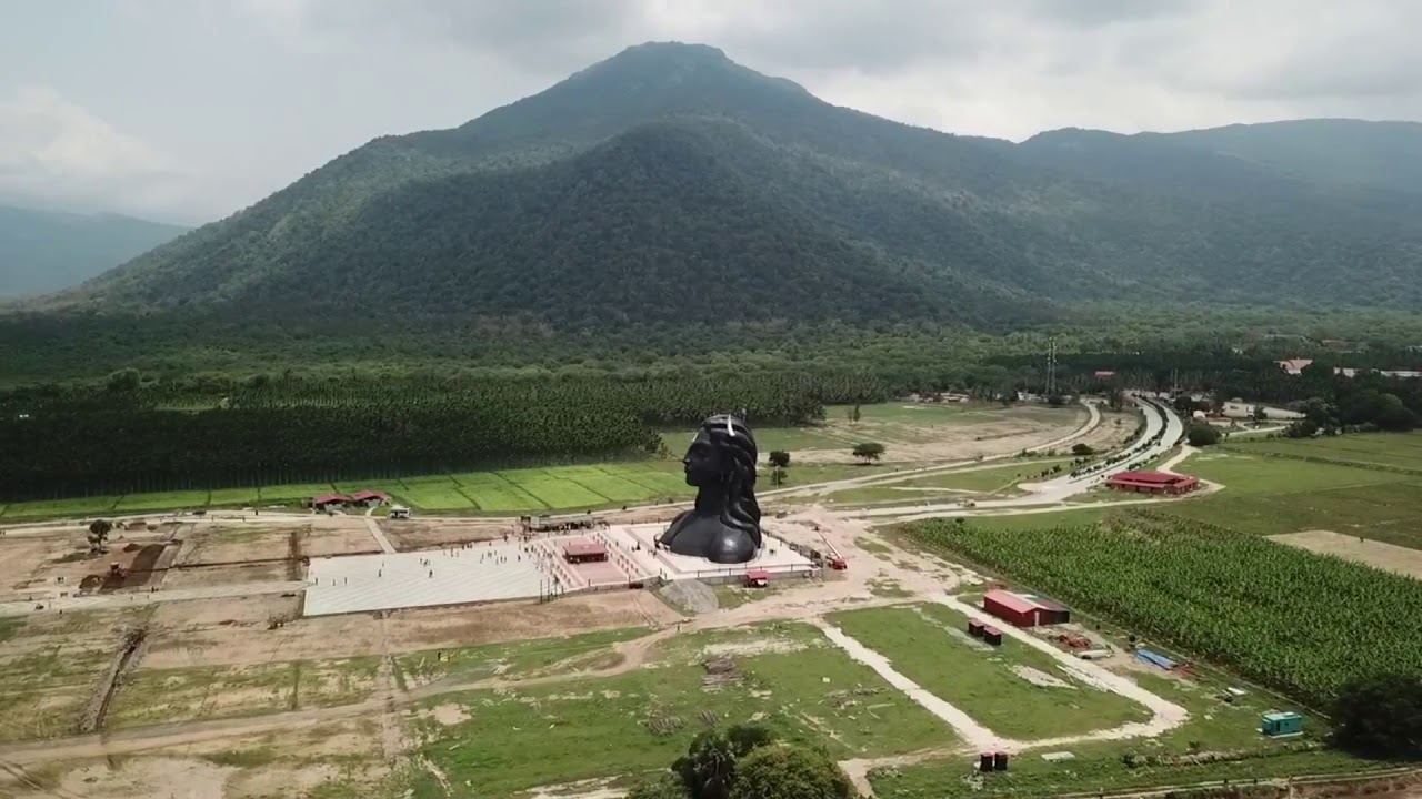 Adiyogi sivan | coimbatore | drone shot | Ameeth - YouTube
