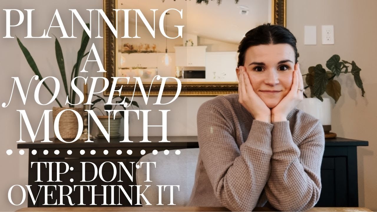 NO SPEND NEW YEAR 🎉 Plan a no (low) spend month with me without getting ...