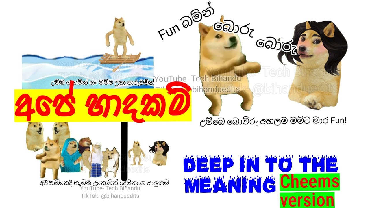 Ape Hadhakam - Deep in to the meaning type parody!... by Bihandu edits ...