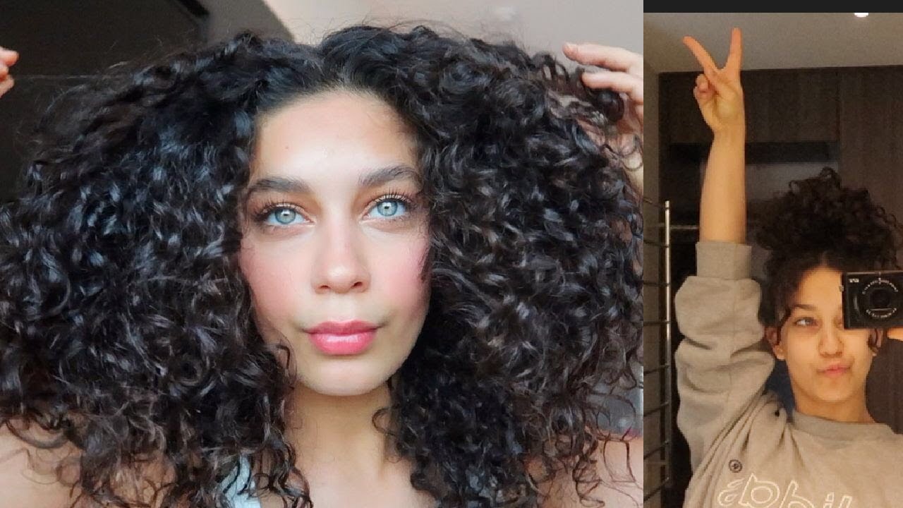 TRAVEL VLOG: Curly hair wash day with NO CONDITIONER?? Perth WA | Jayme ...