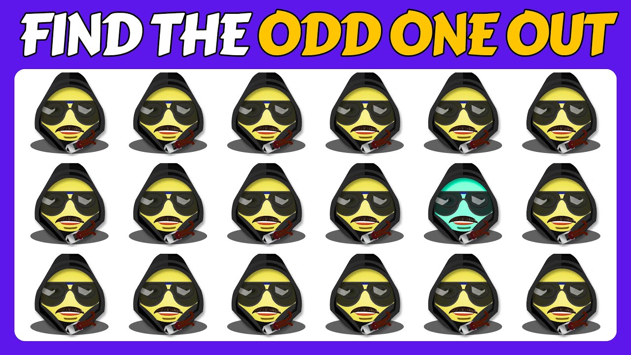"Odd One Out Challenge: Test Your Skills with Easy, Medium, and Hard ...