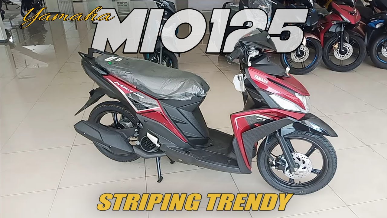 Yamaha Mio M3 merah 2020 - spesifikasi & fitur - YouTube