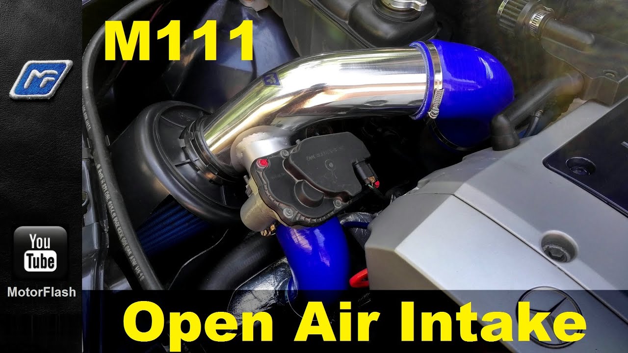 Open Air Intake II. for: M111 - 200 , 230 Kompressor / Otevřené Sání ...